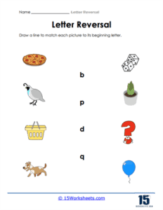 Letter Reversal Worksheets - 15 Worksheets.com
