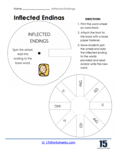 Inflected Endings Worksheets - 15 Worksheets.com