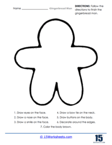 Gingerbread Man Worksheets | Cookie Character Activities - 15 ...