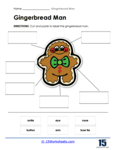 Gingerbread Man Worksheets | Cookie Character Activities - 15 ...
