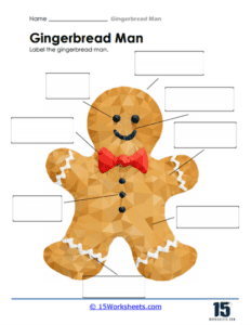 Gingerbread Man Worksheets | Cookie Character Activities - 15 ...