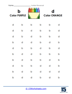 Letter Reversal Worksheets - 15 Worksheets.com