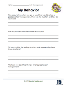 Self Awareness Worksheets | Life and Social Skills - 15 Worksheets.com