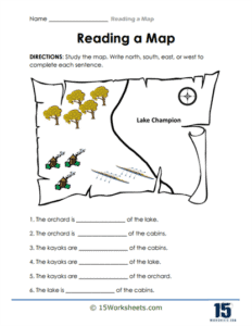 Reading a Map Worksheets | Social Studies - 15 Worksheets.com