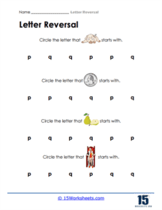 Letter Reversal Worksheets - 15 Worksheets.com