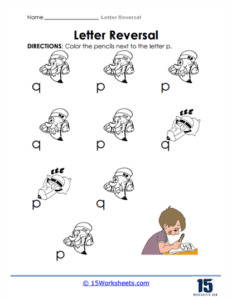 Letter Reversal Worksheets - 15 Worksheets.com
