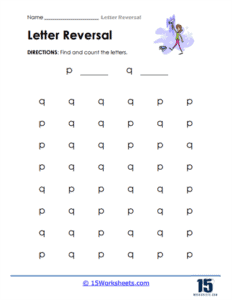 Letter Reversal Worksheets - 15 Worksheets.com