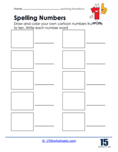 Spelling Numbers Worksheets - 15 Worksheets.com
