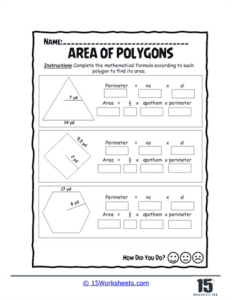 Area of Polygons Worksheets - 15 Worksheets.com