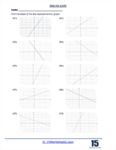Find the Slope Worksheets - 15 Worksheets.com