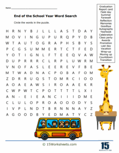End of the School Year Worksheets | Celebration & Reflection - 15 ...