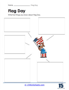 Flag Day Worksheets | Stars & Stripes Activities - 15 Worksheets.com