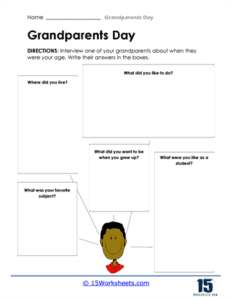 Grandparents Day Worksheets - 15 Worksheets.com