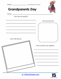 Grandparents Day Worksheets - 15 Worksheets.com