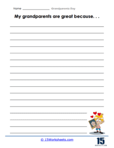 Grandparents Day Worksheets - 15 Worksheets.com