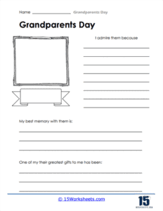 Grandparents Day Worksheets - 15 Worksheets.com