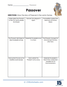 Passover Worksheets | Traditions & Symbols - 15 Worksheets.com