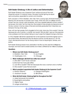 Women's History Month Worksheets - 15 Worksheets.com