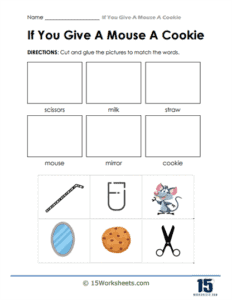 If You Give a Mouse a Cookie Worksheets - 15 Worksheets.com