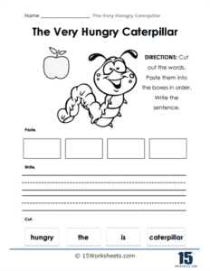 The Very Hungry Caterpillar Worksheets - 15 Worksheets.com