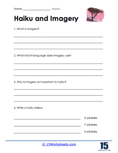 Haiku Worksheets - 15 Worksheets.com