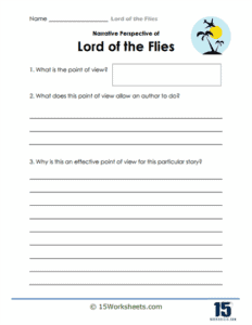 Lord of the Flies Worksheets - 15 Worksheets.com