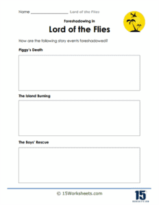 Lord of the Flies Worksheets - 15 Worksheets.com