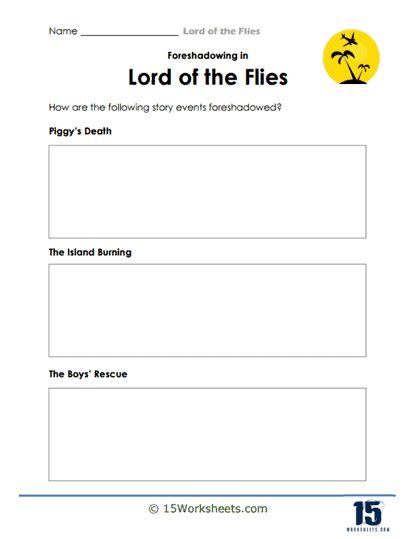 Lord of the Flies Worksheets - 15 Worksheets.com