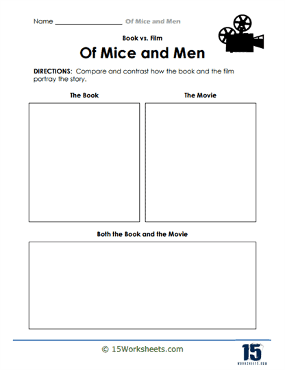 Of Mice and Men Worksheets - 15 Worksheets.com