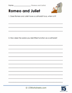 Romeo and Juliet Worksheets | Classic Literature - 15 Worksheets.com