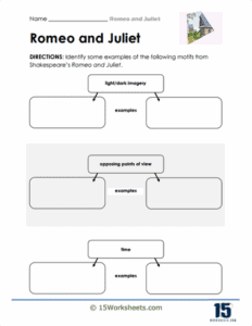 Romeo and Juliet Worksheets | Literature - 15 Worksheets.com