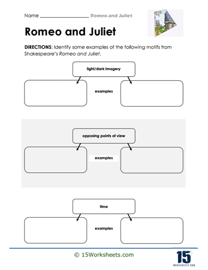 Romeo and Juliet Worksheets | Literature - 15 Worksheets.com