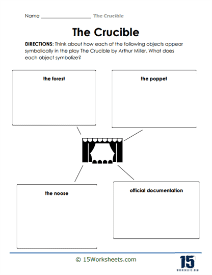 The Crucible Worksheets | Literature - 15 Worksheets.com