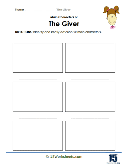 The Giver Worksheets | Literature - 15 Worksheets.com