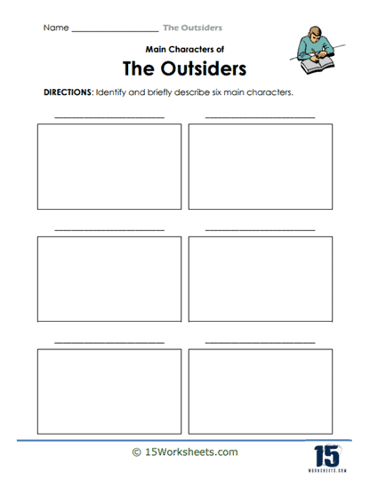 The Outsiders Worksheets | Literature - 15 Worksheets.com