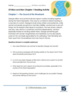 Literature Worksheets | Reading Skills PDFs - 15 Worksheets.com
