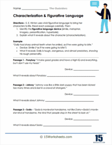 The Outsiders Worksheets | Literature - 15 Worksheets.com