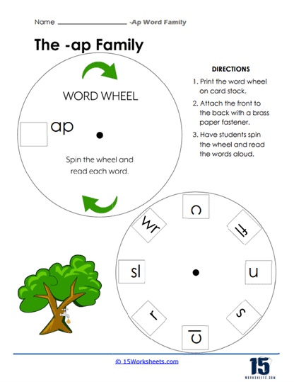 A Word Families Worksheets | Early Phonics Activities - 15 Worksheets.com