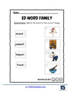 Ed Word Family Worksheets - 15 Worksheets.com
