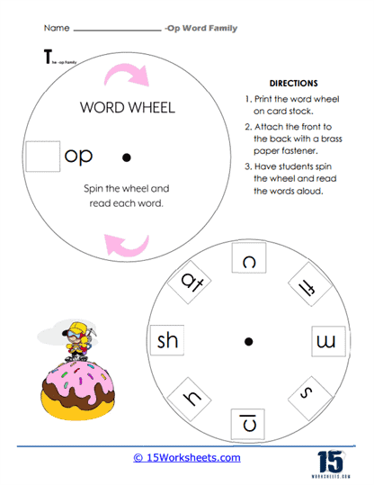 Word Families Worksheets | Phonics Collection - 15 Worksheets.com