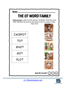 Ot Word Family Worksheets - 15 Worksheets.com