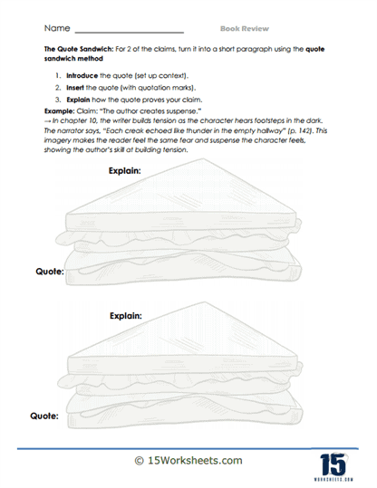 Book Review Worksheets | Help Kids Critique - 15 Worksheets.com