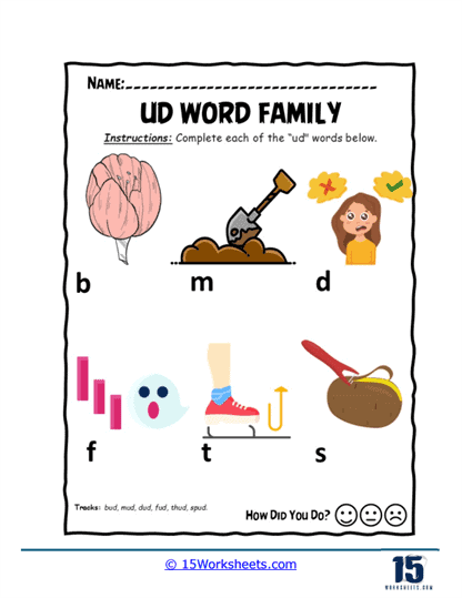 Word Families Worksheets | Phonics Collection - 15 Worksheets.com