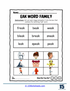 E Word Families Worksheets - 15 Worksheets.com