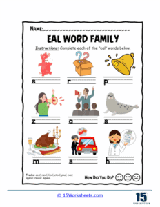Eal Word Family Worksheets - 15 Worksheets.com