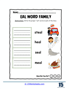 Eal Word Family Worksheets - 15 Worksheets.com