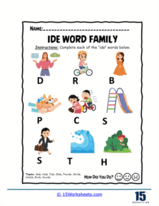 I Word Families Worksheets | Phonics Resources - 15 Worksheets.com