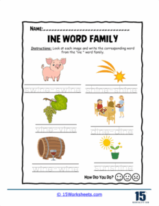 Ine Word Family Worksheets | Long Vowel Phonics Activities - 15 ...
