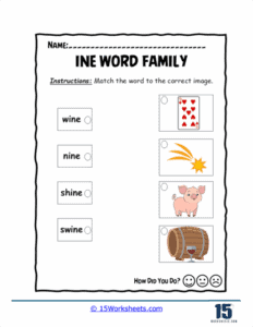 Ine Word Family Worksheets | Long Vowel Phonics Activities - 15 ...