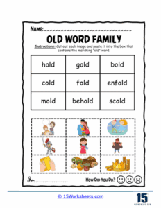 Old Word Family Worksheets | Phonics & Reading Fluency - 15 Worksheets.com